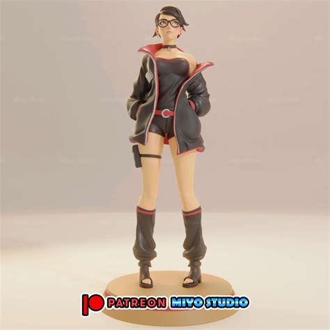 👧 Sarada Uchiha・ Stl File For 3d Printing・cults