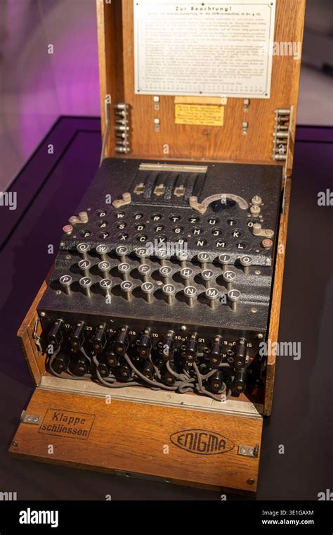 Enigma Cipher Machine Science Museum South Kensington London England