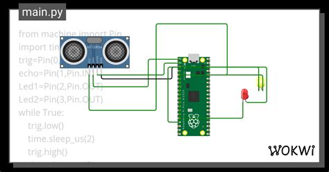 Distance Measurement Copy 2 Wokwi Esp32 Stm32 Arduino Simulator