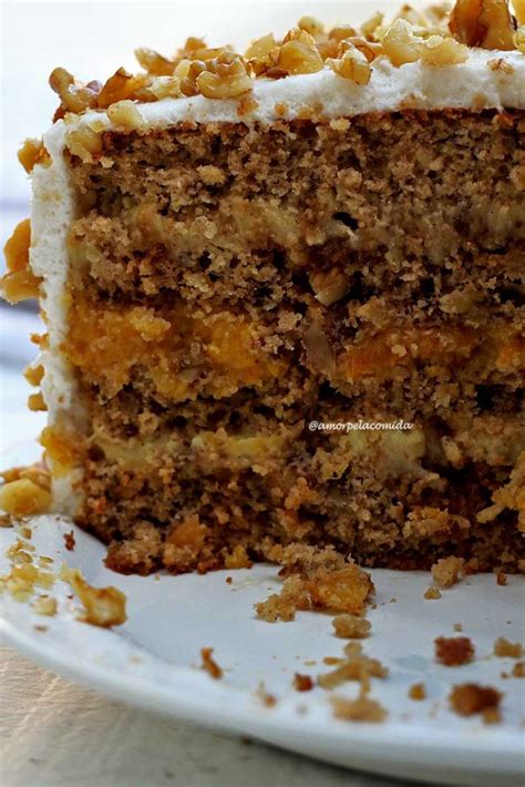 Bolo De Nozes Recheado FÁcil Sem GlÚten Sem Lactose Receitas Saudáveis Com A Chef Susan Martha