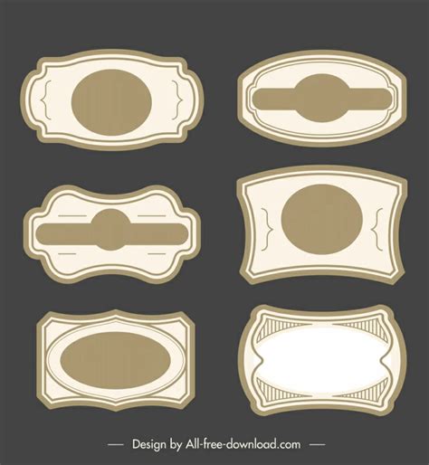 Free Vintage Label Vector Vectors Free Download 20371 Editable Ai