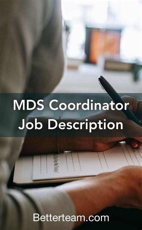 Mds Coordinator Job Description Artofit