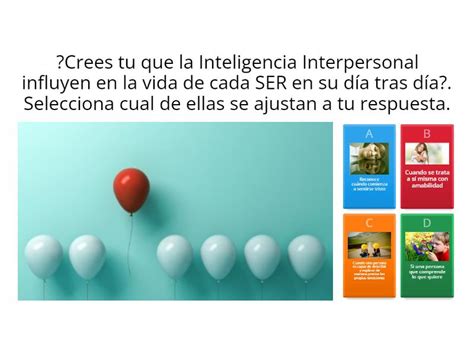 Inteligencia Interpersonal Quiz