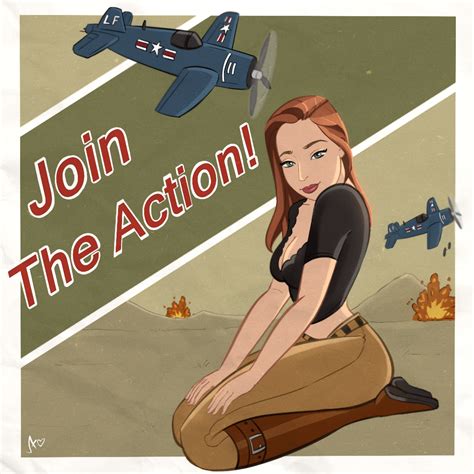 World War 2 Themed Pinup Commission By Me Reroticart