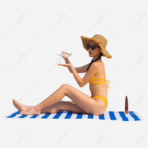 Beach Woman Png Images With Transparent Background Free Download On Lovepik