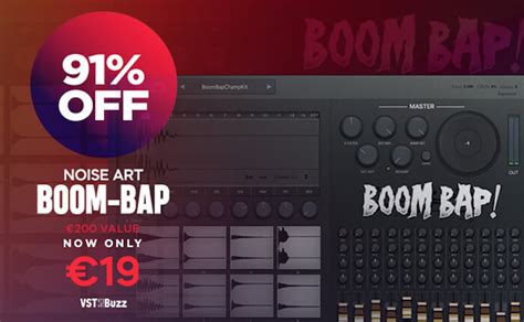 大規模で高品質な本格的ヒップホップサウンドライブラリ、 Noise Art「boom Bap」が91off！ Computer