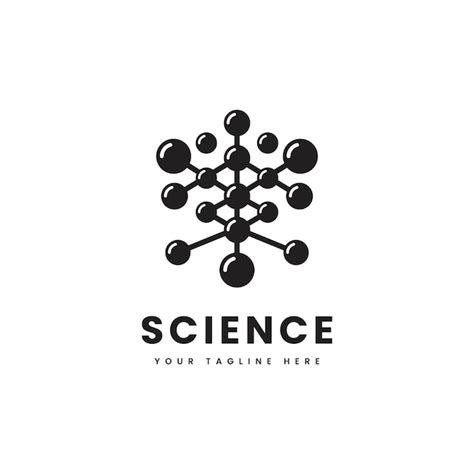 Premium Vector Science Logo Vector Silhouette Illustration Of Intelligence In Minimalist Style