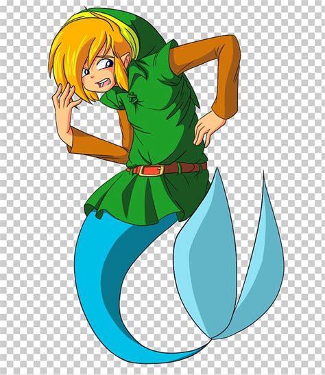 Link The Legend Of Zelda Breath Of The Wild Mermaid Suit Merman Png