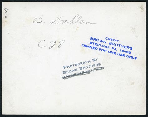 Bill Dahlen C 1906 The Chapman Deadball Collection