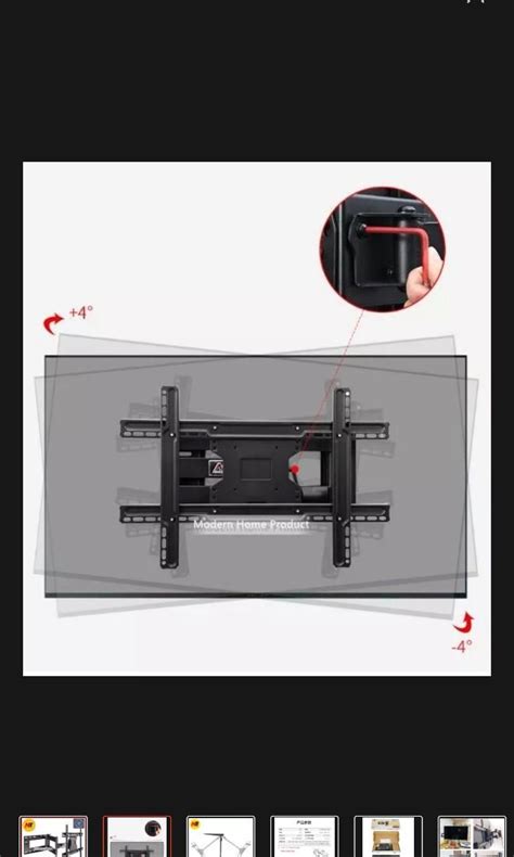 NB SP2 North Bayou Rotatable TV Mount Extendable to 712mm, TV & Home ...