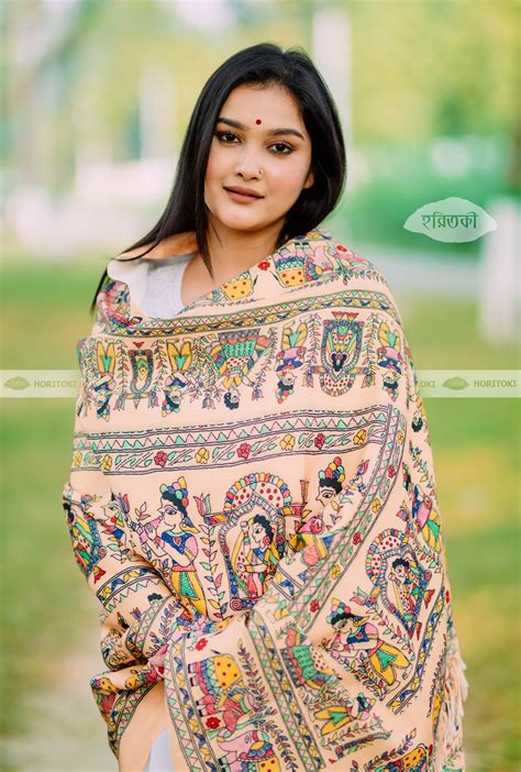 Madhubani Shawl Horitoki