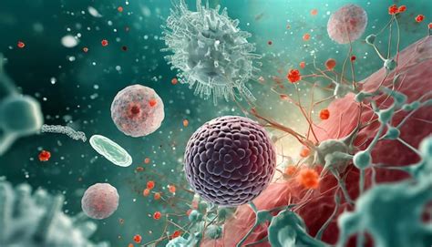 Premium Photo Tumor Microenvironment Background With Cancer Cells