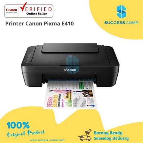 Jual Printer Canon Pixma E410 Print Scan Copy Printer Canon E 410 Di Seller Success Comp