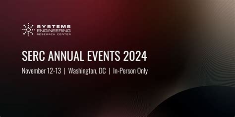 Serc Research Review 2024 Systems Engineering Research Center Serc