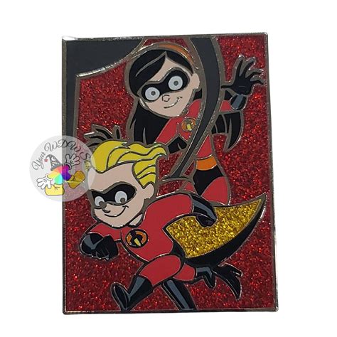 Disney Pin 2013 Pixar Mystery Collection The Incredibles Violet