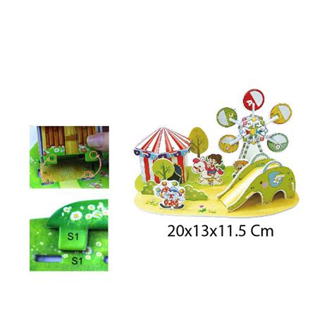 Puzzle 3d Educativo Mini Parque Xian Zhu