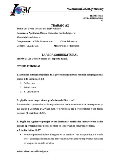 2023 11 01 A2 Trim1 Vid Sobr Ss3 Los Dones Vocales Del Espiritu Santo Monica Padilla Pdf