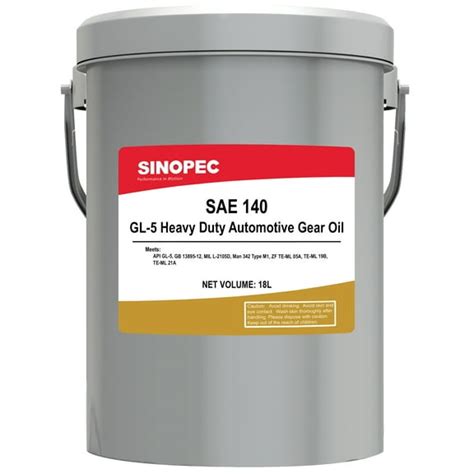 Gl 5 80w90 Heavy Duty Automotive Gear Oil 5 Gallon Pail 18l 475