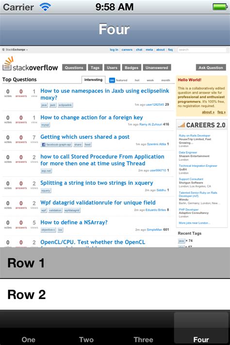 Objective C Uiwebview In Uiscrollview Tips Stack Overflow