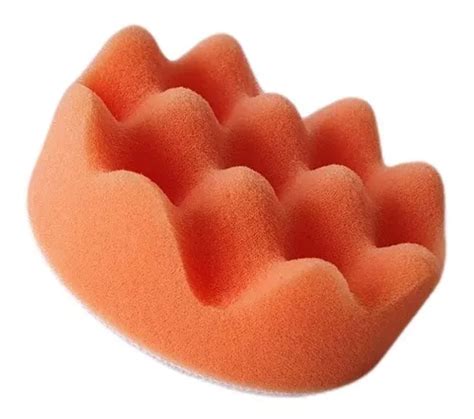 Boina Espuma P Polimento 3 Polegadas Velcro Grossa Laranja Mercadolivre