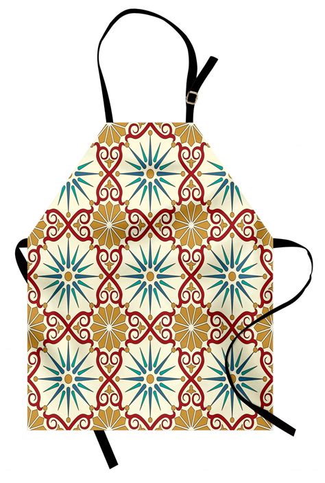 Moroccan Apron Eastern Sacred Geometry Art Figures With Classical