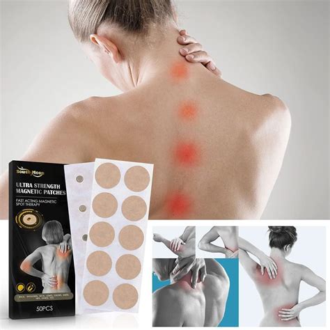 50 Magnetic Acupressure Patches Waterproof And Breathable Relief For