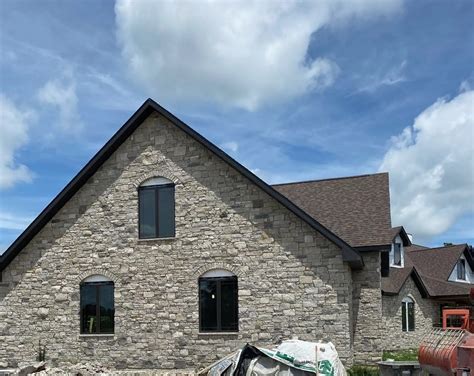 Lexington Natural Limestone Thin Veneer Exterior Installation Quarry Mill