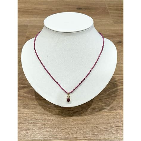 Dây Cổ Ruby Mặt Ruby Shopee Việt Nam