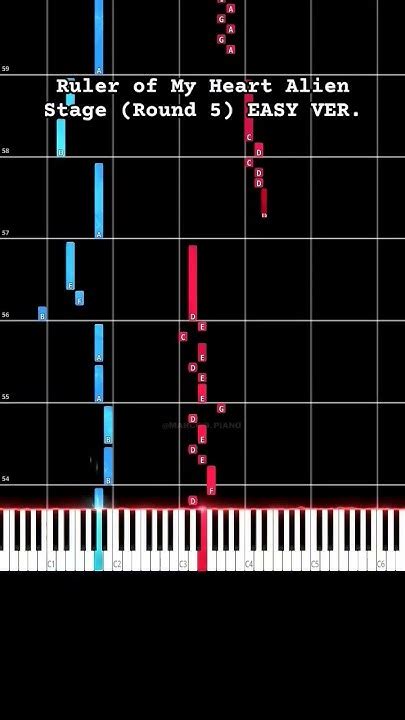 Ruler Of My Heart Alien Stage Round 5 Easy Ver Piano 2 3 Piano