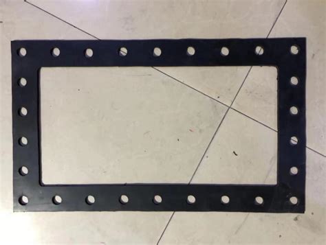Big Size Rectangular Square Rubber Flat Washer Seal Gasket With Holes