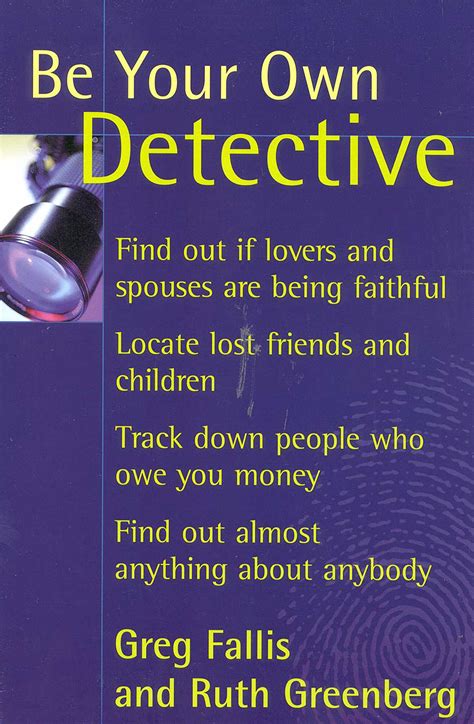 Be Your Own Detective Book By Greg Fallis Ruth Greenberg Official Publisher Page Simon