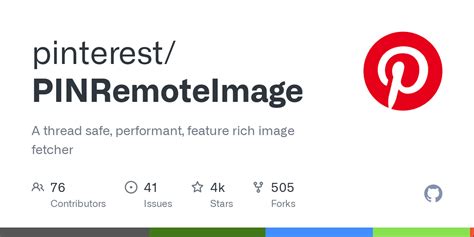 GitHub Pinterest PINRemoteImage A Thread Safe Performant Feature Rich Image Fetcher