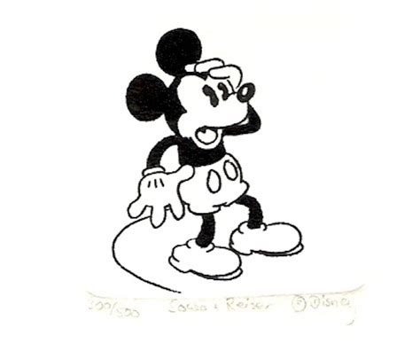 Classic Mickey Mouse Black And White