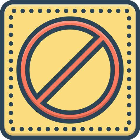 Color Icon For Restrictions 31386718 Vector Art At Vecteezy