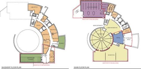Radial Organization Floor Plan For Auditorium