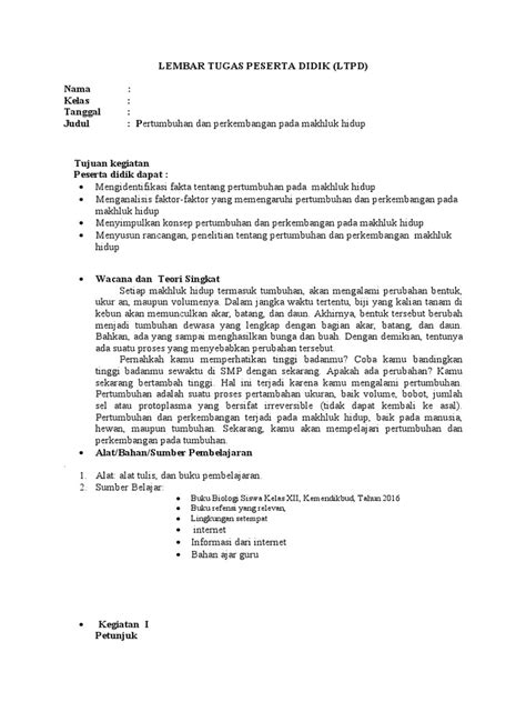 Ltpd Biologi Pdf
