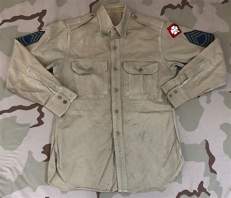 Us Military Korean War Shirts Army Navy Warehouse