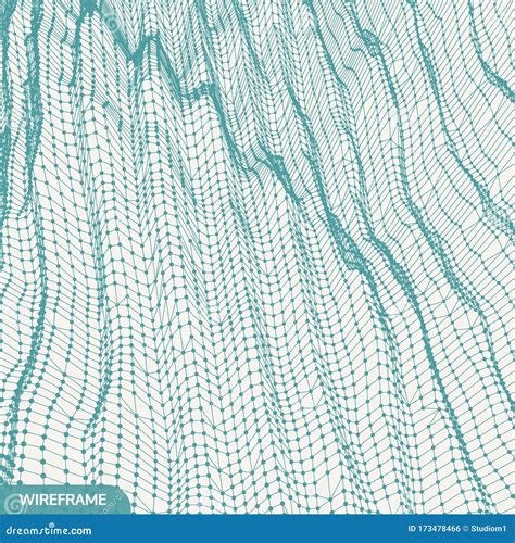 Network Abstract Background 3d Technology Vector Illustration Stock Vector Illustration Of