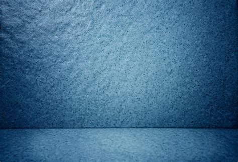 부드러운 파란색 스튜디오 배경입니다 파란색 추상 돌 시멘트 바닥과 벽 배경 방 인테리어 디스플레이 제품용 제품 쇼케이스에 대한 몽타주 배경 텅 빈 방 지저분한 무대 배경