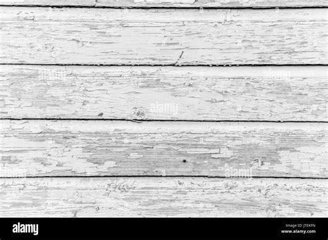 White Weathered Wood Background