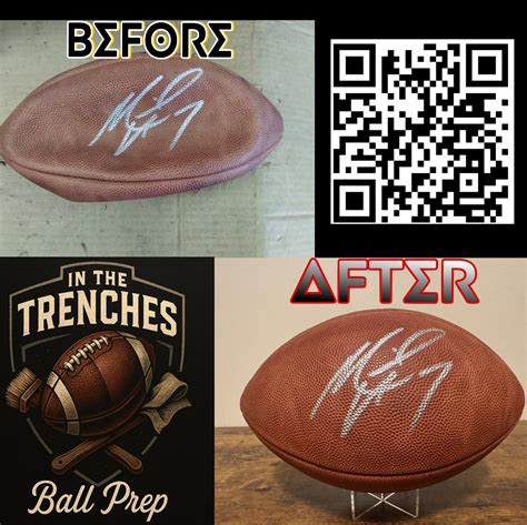 Football Bladder And Lace Replacement In The Trenches Ball Prep