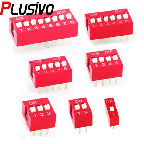 Red Dip Switch 1p 2p 3p 4p 8p Shopee Philippines