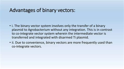 Gene Transfer In Plants 2 Biological Vector Pptx