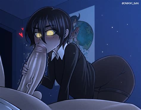 Rule 34 1boy 1girls Anikiki Kun Big Penis Black Hair Blush Chainsaw