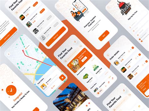 Orange App Ui Designs Themes Templates And Downloadable Graphic