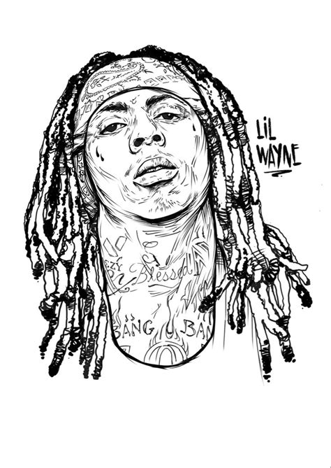 Lil Wayne Coloring Pages