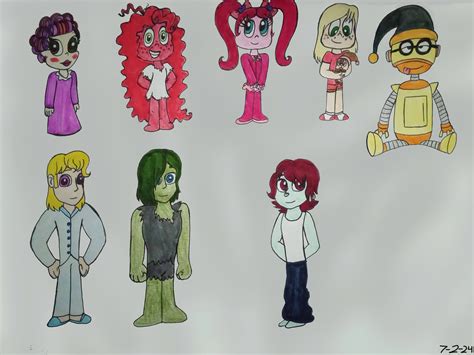 Inside Out Emotion And Honoree Ocs In Pajamas Part 2 By