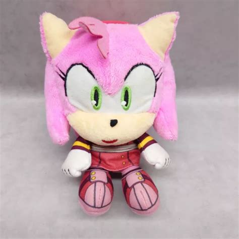 7” Amy Rose Sonic Boom Tomy Sega Plush Soft Toy Rare Sonic The