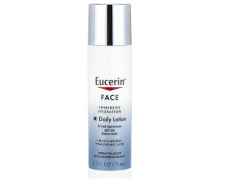 Eucerin Immersive Hydration Sunscreen Daily Lotion Spf 30 25 Fl Oz