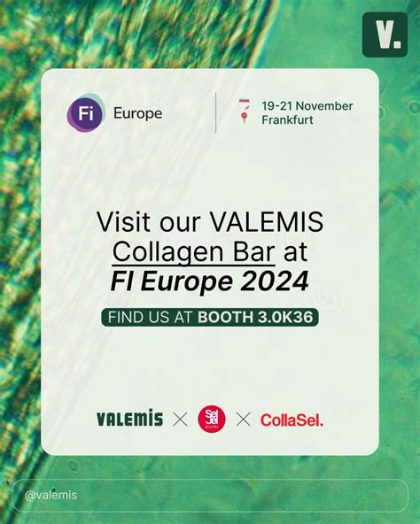 Valemis On Linkedin Valemis Fieurope Foodingredients Collagen